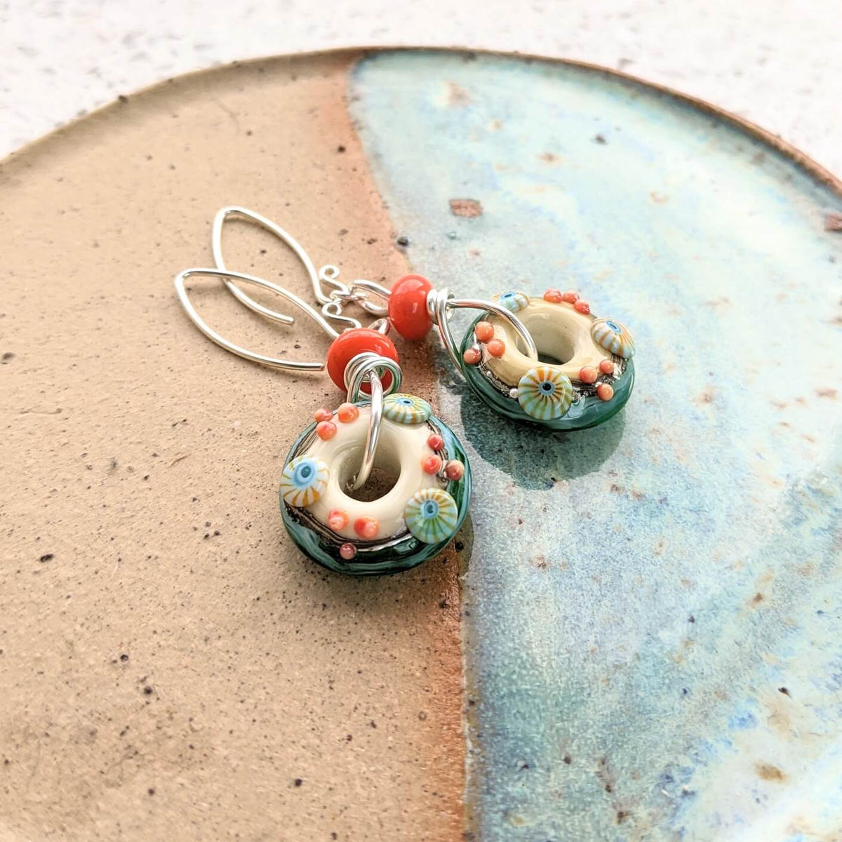 Sand & Sea Disc Earrings