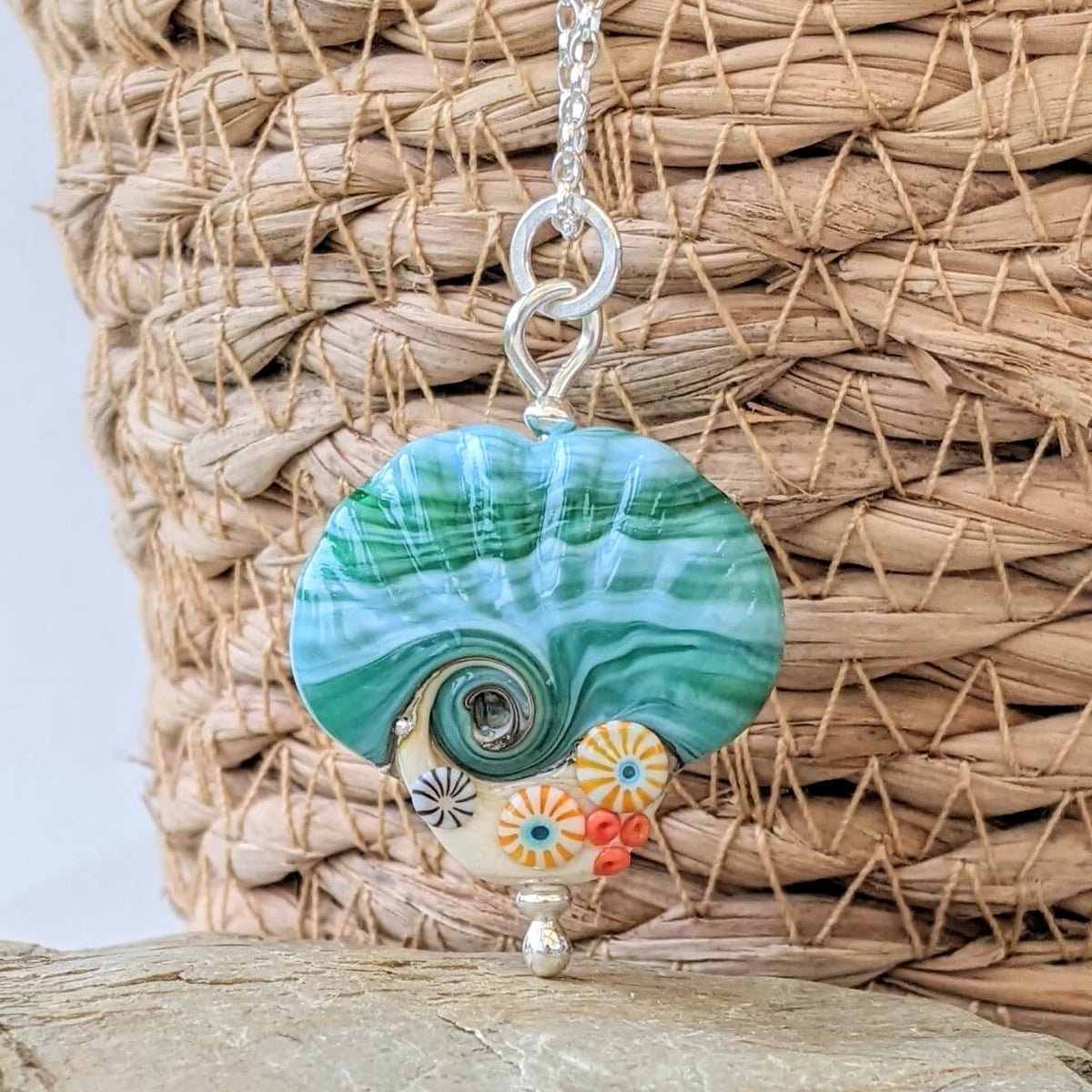 Sand & Sea Shell Pendant